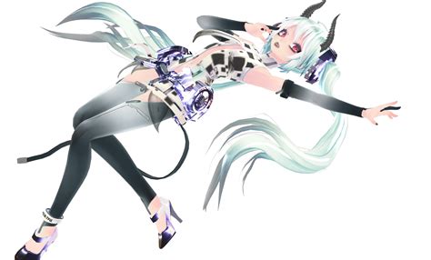 Hatsune Miku V X Mmd Model Hd Png Download Kindpng