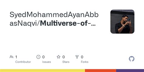 Github Syedmohammedayanabbasnaqvimultiverse Of 3d Animation