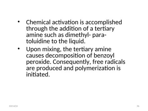 Acrylic Resins Polymer Application In Dentistry Ppt