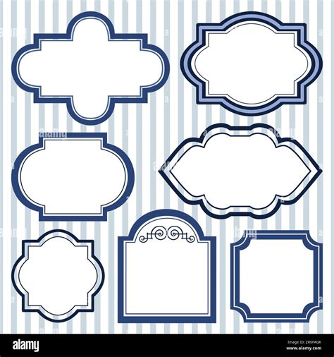 vector frames collection with space for your text designs in seven