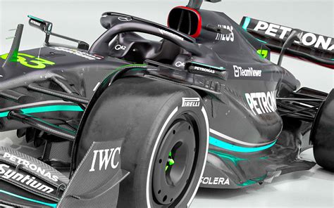 メルセデスの2023年型f1マシン「w14」のサイドポッド、フロアフェンスのレンダリング細部 Formula1 Data F1情報