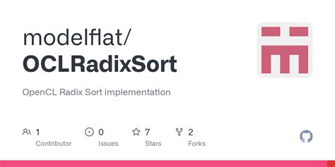 Github Modelflatoclradixsort Opencl Radix Sort Implementation