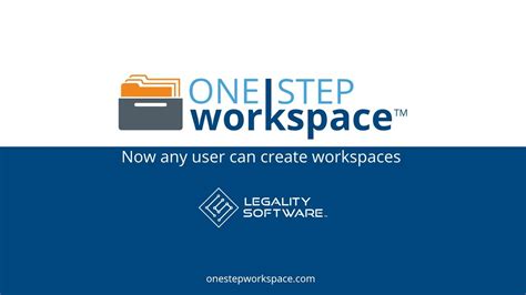 One Step Workspace For Netdocuments Now Any User Can Create