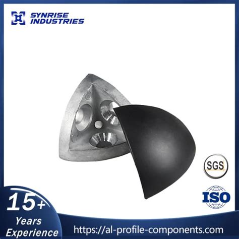 Connector Aluminum T Slot Accessories 3 Way Rounded Corner Bracket 3