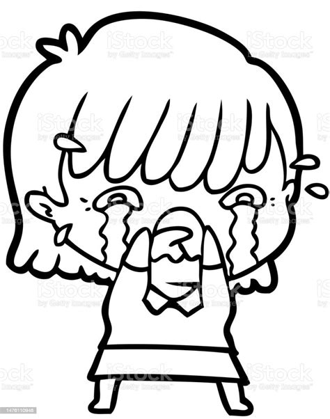 Cartoon Girl Crying Stock Illustration Download Image Now Adult