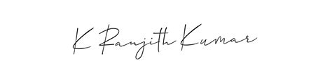 92 K Ranjith Kumar Name Signature Style Ideas Unique Electronic Signatures
