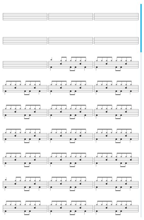 Garbage Only Happy When It Rains Interactive Drum Sheet Music