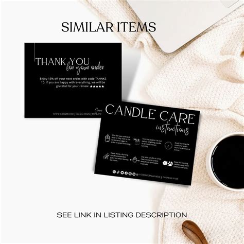 Printable Reed Diffuser Care Card Diffuser Instructions Label Oil