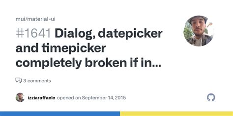 Dialog Datepicker And Timepicker Completely Broken If In A Fixed