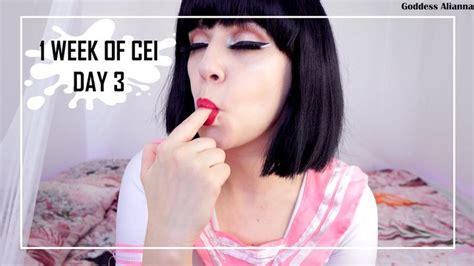 1 Week Of Cei Day 3 Goddess Alianna Clips4sale