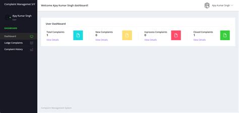 Complaint Management System Project In Python Django Phpgurukul