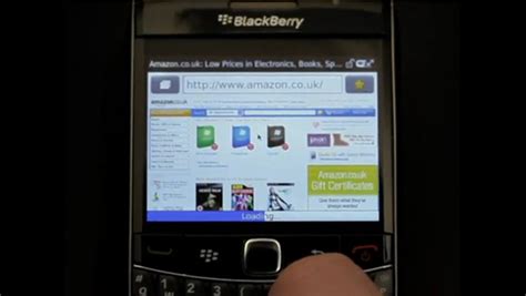 Rims Webkit Blackberry Browser Is Fast Very Fast Video Slashgear