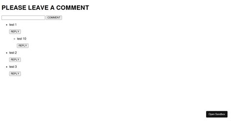 Facebook Comments Codesandbox