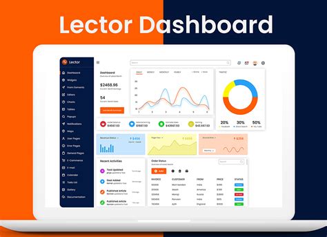 Lector Dashboard Interaction On Behance