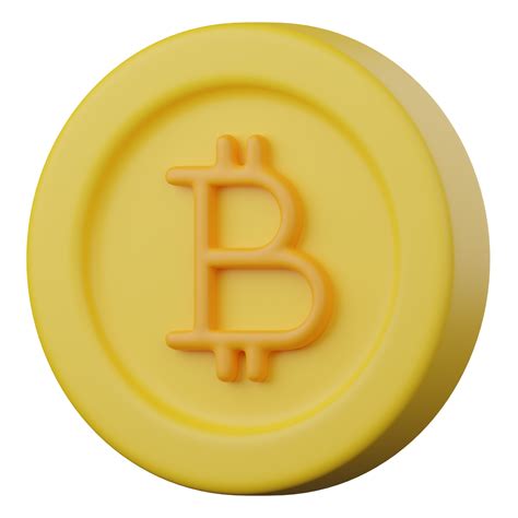 Bitcoin 3d Icon 11652021 Png