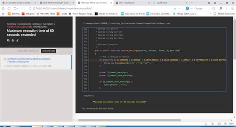 Failed Export Pdf From Laravel Webpage Because Execution Time Exceeded Stack Overflow