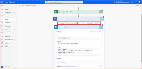 Using Apply To Each Control To Perform Mail Merge With Power Automate Rishona Elijah