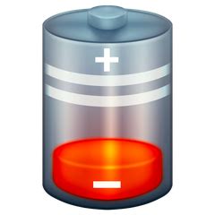 Low Battery Symbol Emoji
