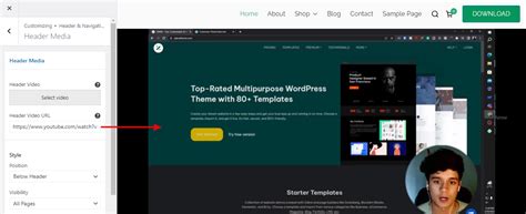 Header Media Overview Docs Zakratheme