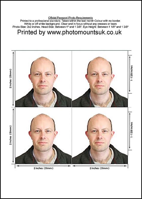 Us Passport Photo Requirements Schengen Visa Photo Eu 35x45 Mm