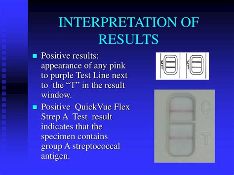 PPT QUICKVUE FLEX STREP A TEST PowerPoint Presentation Free Download ID