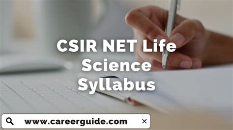 CSIR NET Life Science Syllabus Details Important Preparation CareerGuide