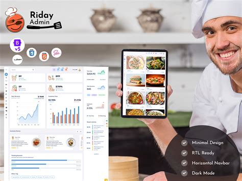 Best Restaurant Bootstrap 5 Admin Dashboard Fully Responsive