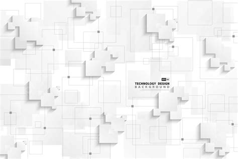 Abstract Gradient White Gray Techno Design Of Connection Background