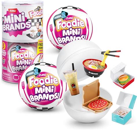 Mini Brands Foodie Series 2 2 Pack By Zuru Real Miniature Fast Food Brands Collectible Toy 5