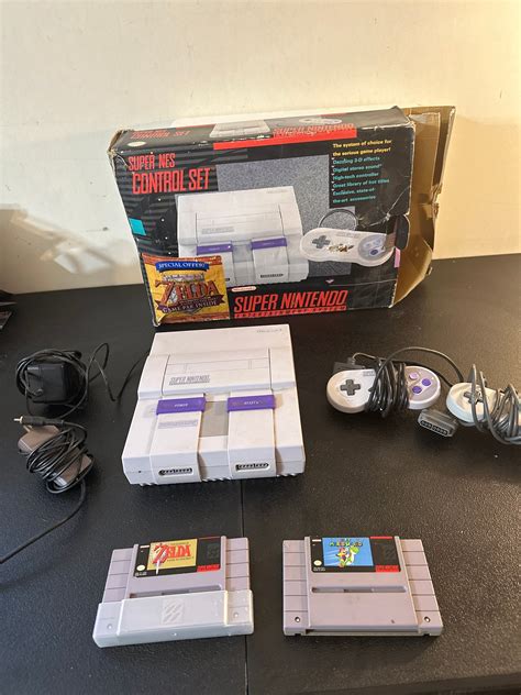 Super Nes Control Set Zelda Bundle Special Offer All Wires 2