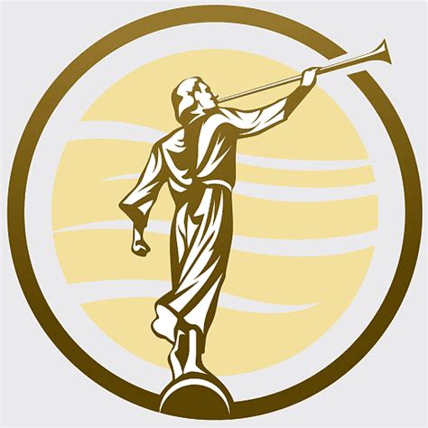 Angel Moroni Logo Mormon Church Symbol Latter Day Saints Missionary