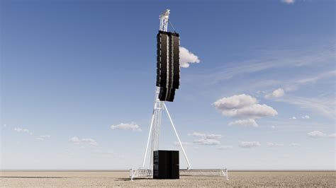 D Concert Sound System Line Array TurboSquid