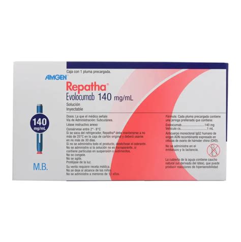 Repatha 140 Mgml Precio Mexico Inyectable