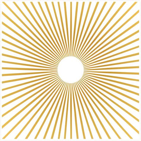 Sun Sunburst Pattern Premium Ai Generated Image