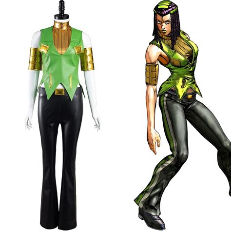 Jojo‘s Bizarre Adventure Ermes Costello Halloween Carnival Suit Cosplay