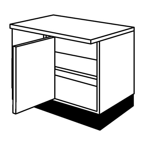 Chippendale 1000mm Highline Corner Base Unit With 500mm Door Left Hand