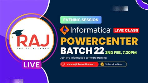 Informatica Powercenter Batch 22 By Raj Informatica Youtube