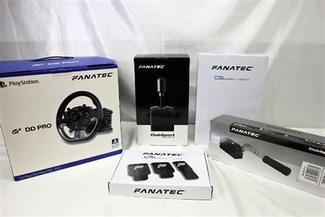 【傷や汚れあり】 中古品 Fanatec ステアリングコントローラ 5点セット Gran Turismo Dd Pro