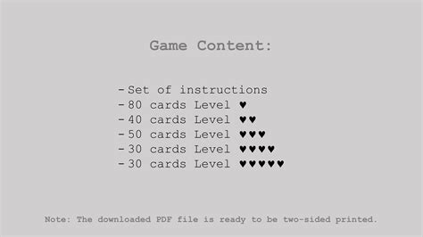 Funny Love Game Printable Sex Love Game For Couples 18 Digital Download Etsy