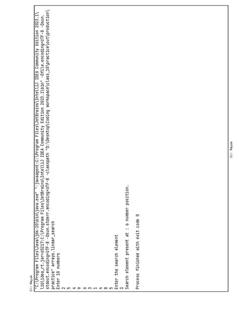 linear search out pdf