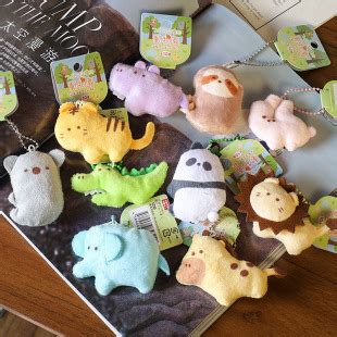 幼稚动物园毛绒书包挂件公仔可爱豆豆眼小眼睛钥匙扣熊猫挂饰玩偶 阿里巴巴