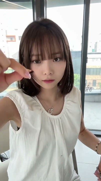 소프트풀뱅 제일 쉽게 자르는 방법 ️ 앞머리 카리나 풀뱅자르는법 앞머리자르기 미용실 셀프헤어스타일링 Youtube