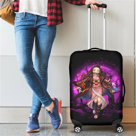 Nezuko Demon Slayer Moonlight Luggage Cover Suitcase Protector