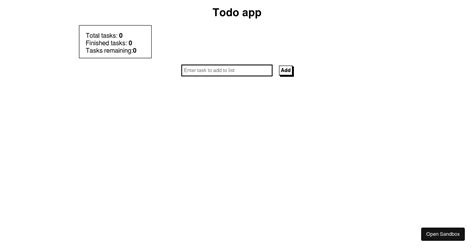 Todo With Delete Button Codesandbox Todo With Delete Button Codesandbox