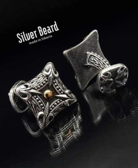 Мужские запонки | Silver Beard
