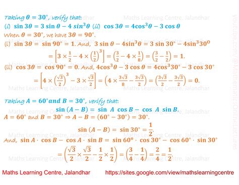Class 10 Chapter 8 Introduction To Trigonometry Particular Angles Complementary Angles Lecture