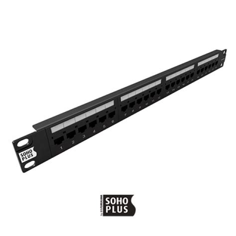 PATCH PANEL SOHOPLUS CAT PORTAS T A B Fibercore
