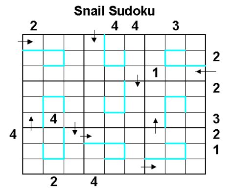 Snail Sudoku