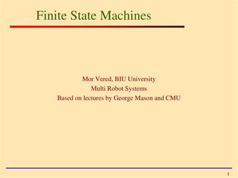 Ppt Finite State Machines Powerpoint Presentation Free Download Id