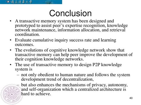 ppt design and evaluation of p2p transactive memory system powerpoint